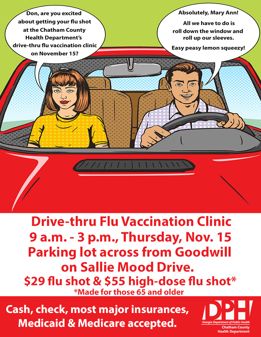 Chatham Co. Drive Thru Flu Flier 2018 FB - Georgia Coastal Health ...
