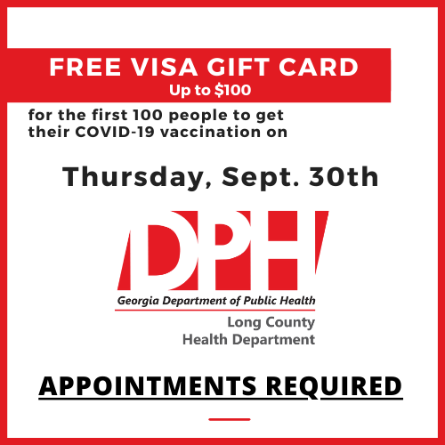 $100 Incentive Offered for COVID-19 Vaccination in Long County ...