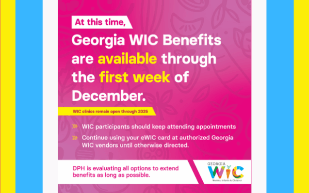 Georgia WIC Benefits Update - Home Page - Georgia Coastal Health ...